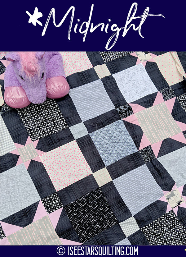 Midnight Quilt Pattern – ISeeStarsQuilting