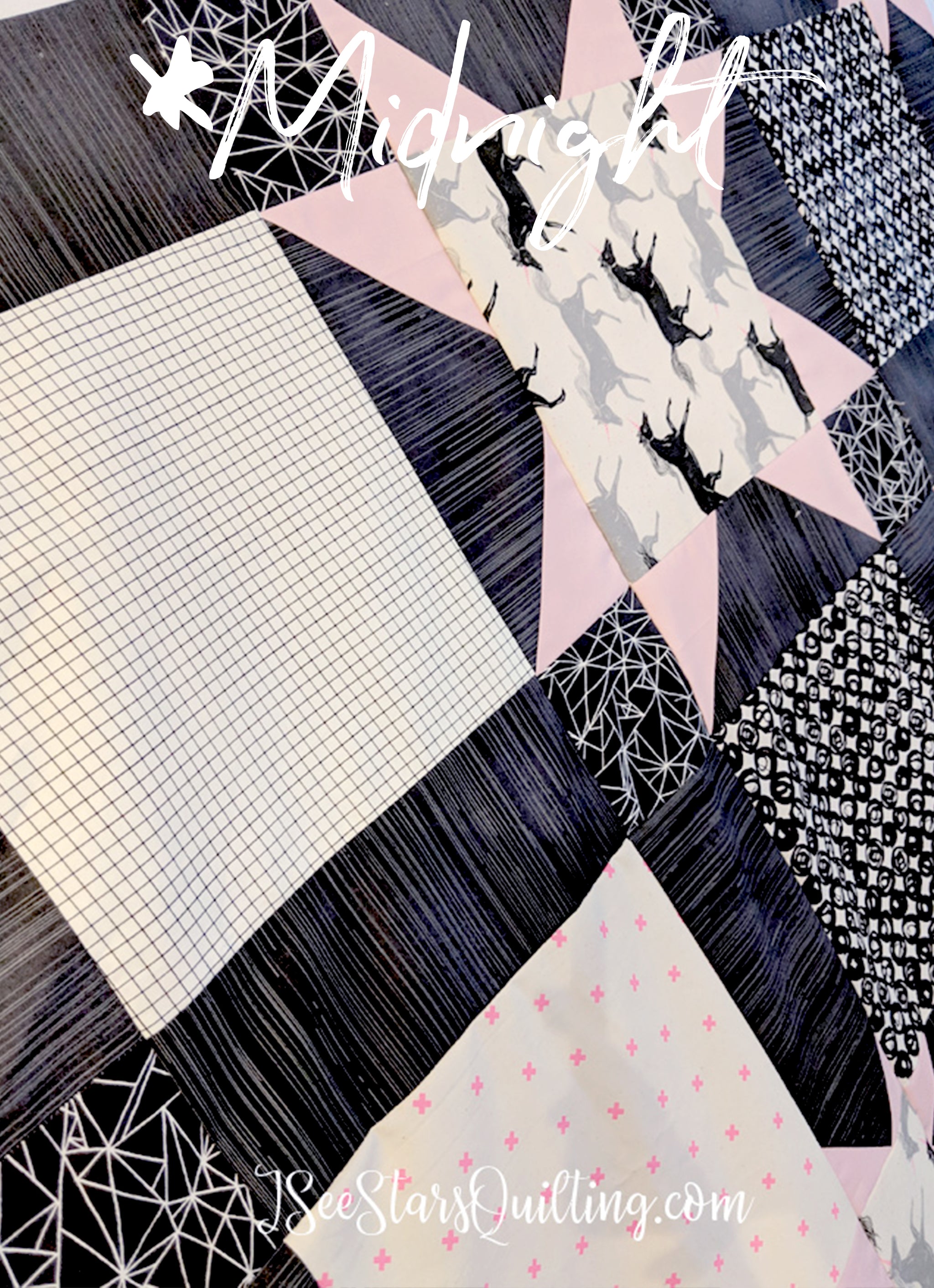 Midnight Quilt Pattern – ISeeStarsQuilting